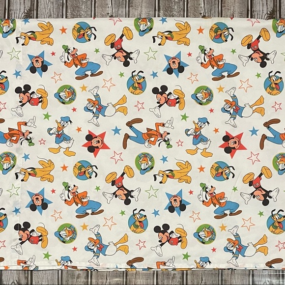 Disney | Bedding | Disney Babies Mickey Mouse Stars Flat Crib Toddler ...